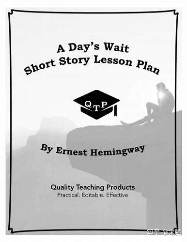 Ernest Hemingway(欧内斯特·海明威)《A Day’s Wait》《一天的等待》解析 - 知乎