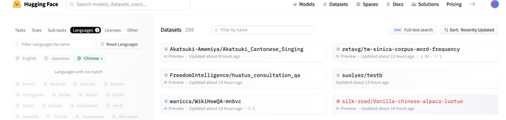 【骆驼读论文】HuggingFace社区上 29个中文数据集的整理 - 知乎