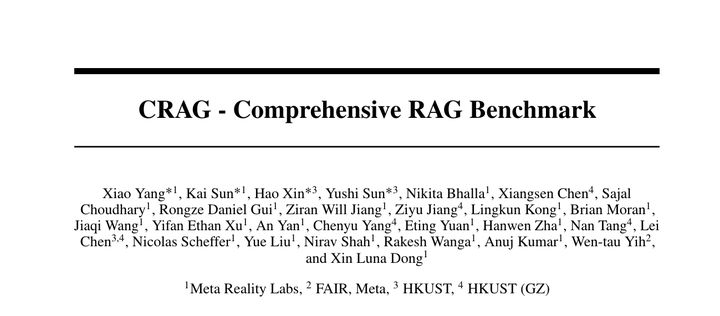 【LLM】CRAG - 综合性RAG基准测试 - 知乎