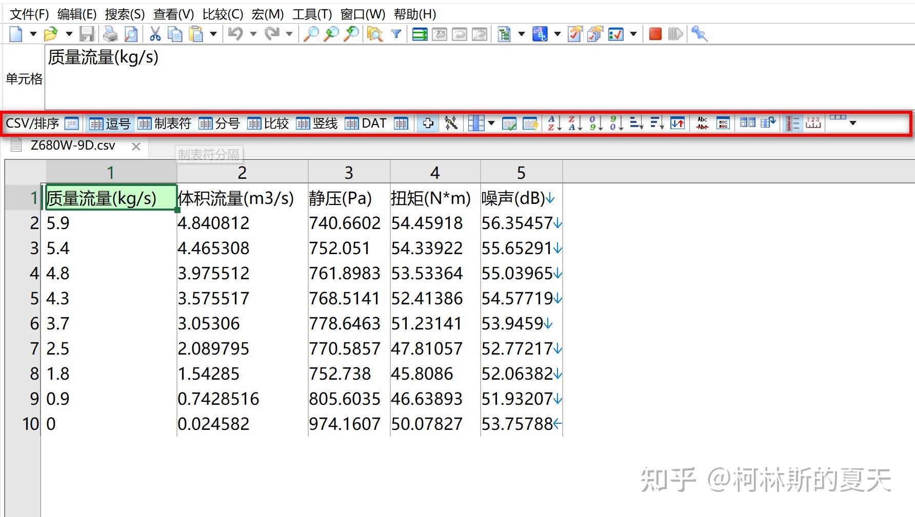 EmEditor实现CSV文本数据格式化显示 - 知乎