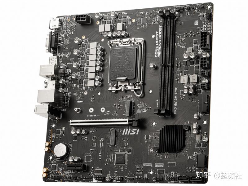 支持ATX12VO的MSI（微星）PRO H610M 12VO MicroATX主板 - 知乎