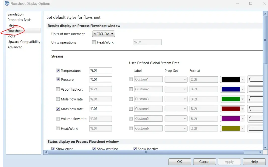 Aspen Plus流股上如何自定义显示我们想要的信息？ - 知乎