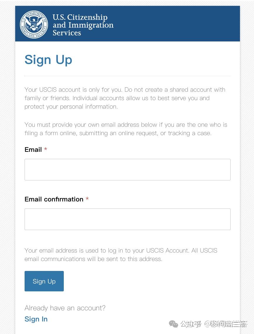 如何创建USCIS的个人在线账户？ - 知乎
