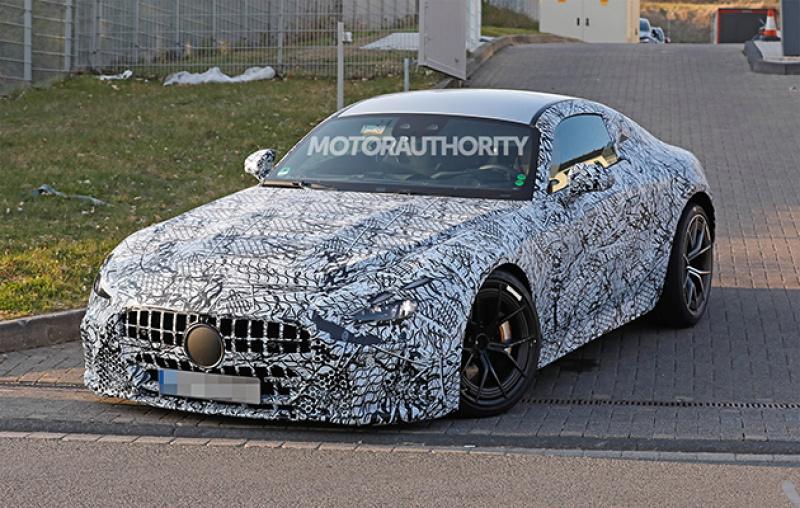 【梅赛德斯-AMG GT最新谍照 最快将于2022年底亮相】 - 知乎