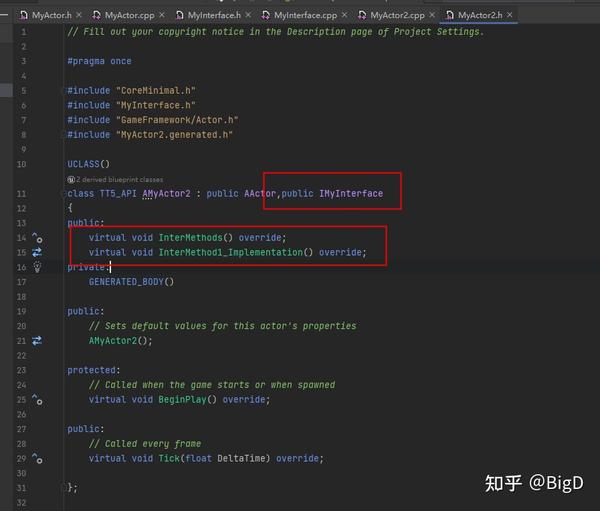 【ue】在c 中定义和使用接口 知乎