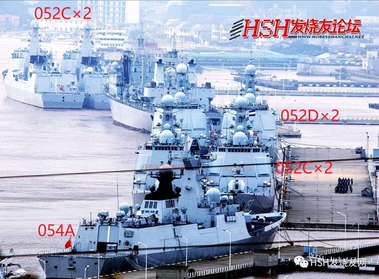 请问怎样从外观区分052C/D 054A 055和056？ - 知乎