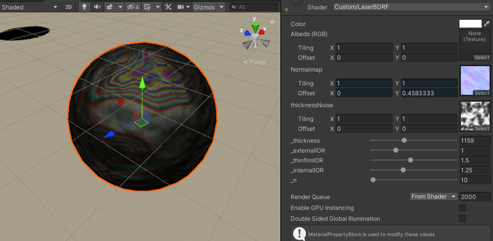 BRDF 镭射 薄膜干涉效果 -五彩斑斓的黑 unity3d - 知乎