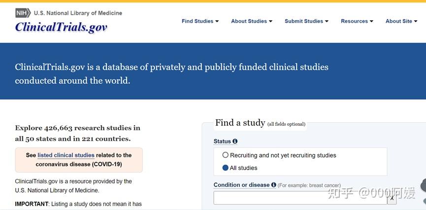 干货篇||如何查询国内及全球药物临床试验信息 - 知乎