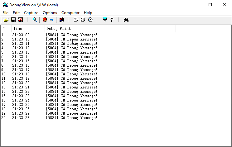 你知道怎么使用DebugView查看调试信息吗？ - 知乎
