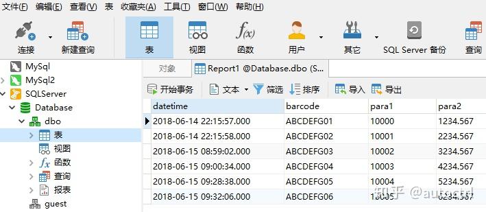 PLC按条码查询MySQL/SQLServer/PostgreSQL数据库,将数据写到寄存器 - 知乎