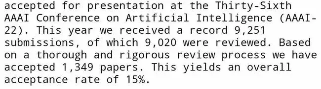 AAAI 2022接收论文列表发布，1349篇论文都在这了！ - 知乎