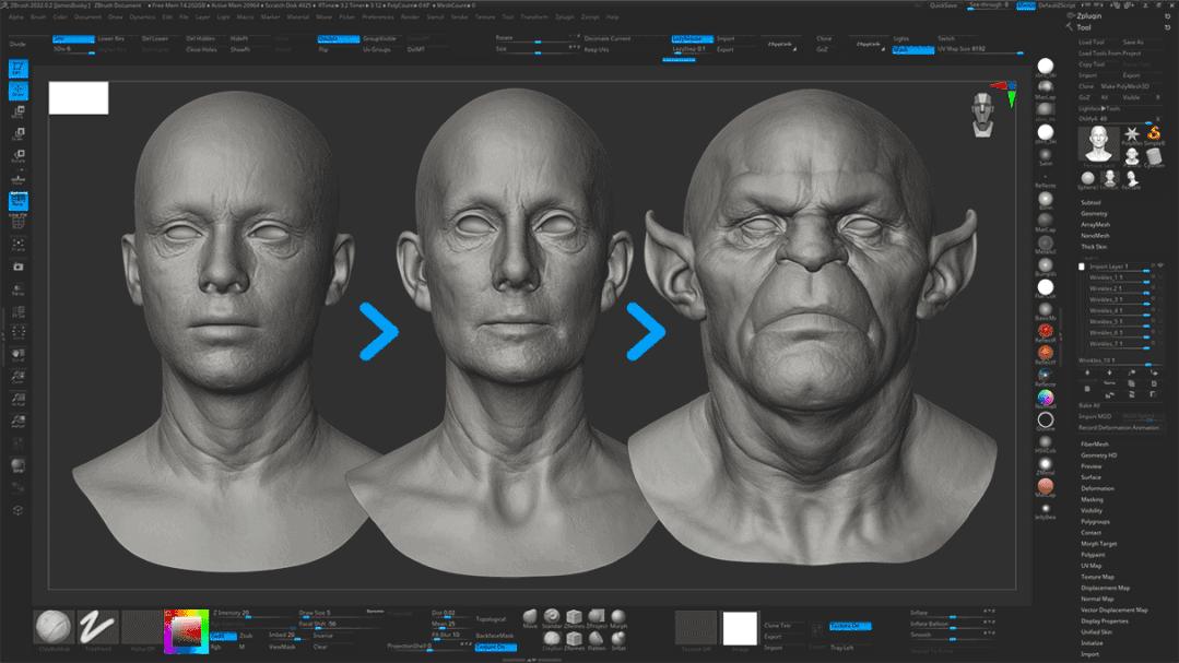 ZBrush 新工具Oldify —— 你有想过自己变老的样子吗？ - 知乎