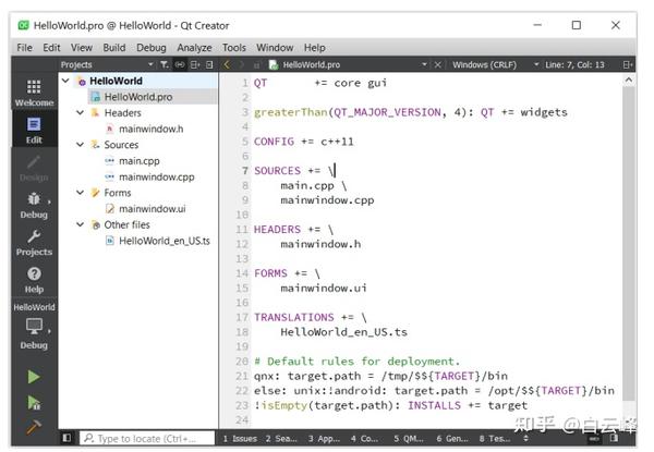 使用Qt6 和现代 c++ 进行跨平台开发 5：Qt Creator 介绍 - 知乎