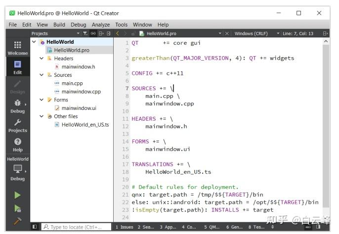 使用Qt6 和现代 c++ 进行跨平台开发 5：Qt Creator 介绍 - 知乎