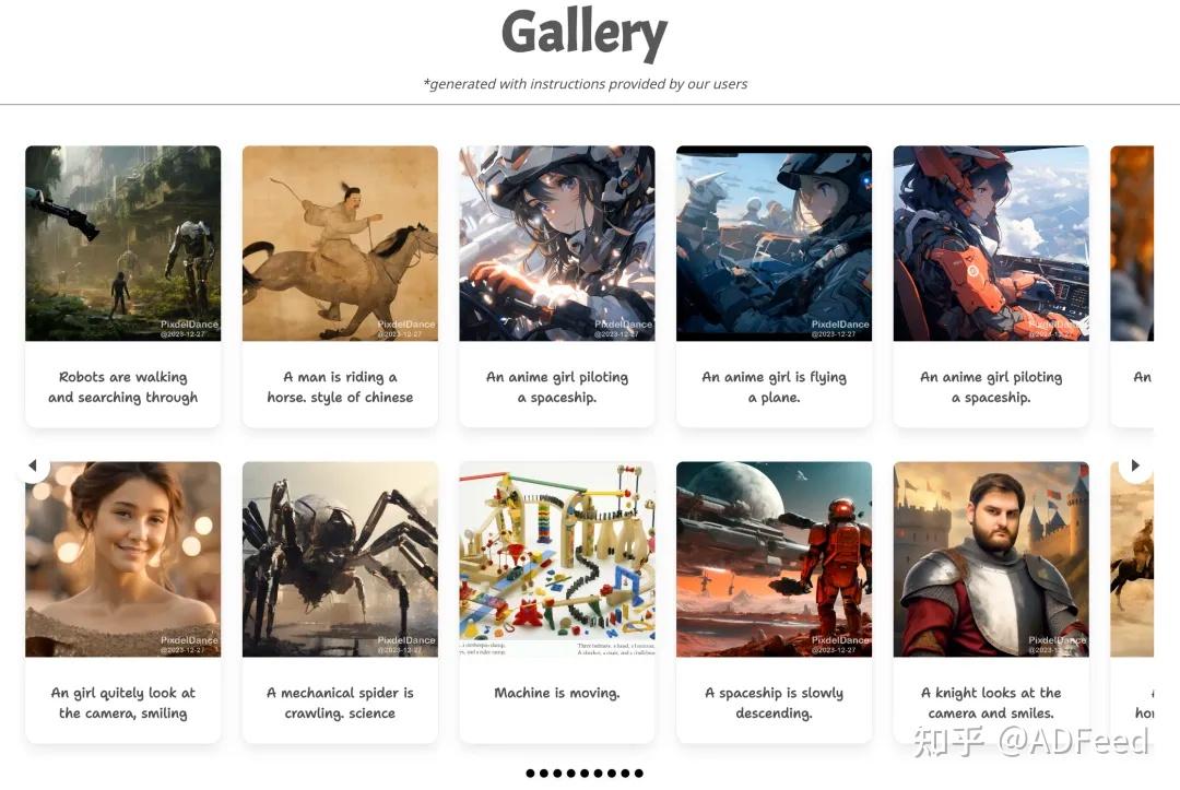 PixelDance：高动态视频生成模型 - 知乎