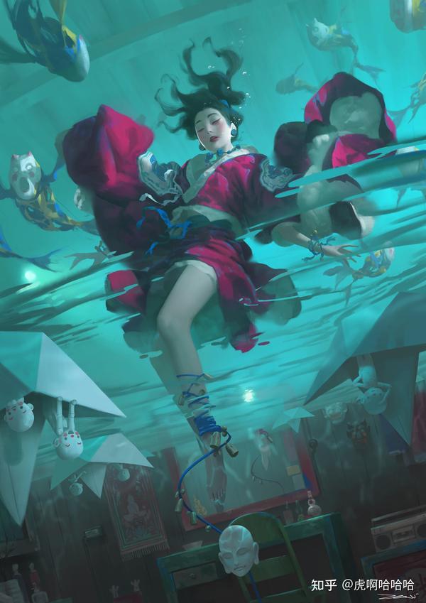 宝藏画师分享/Zeen Chin - 知乎