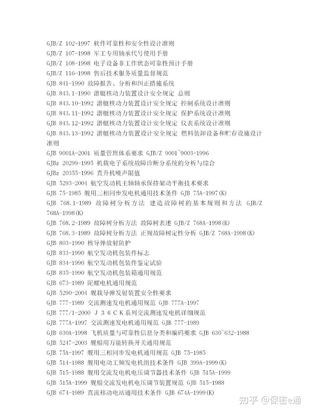 中国军用标准目标丨国军标(GJB) 汇总 - 知乎