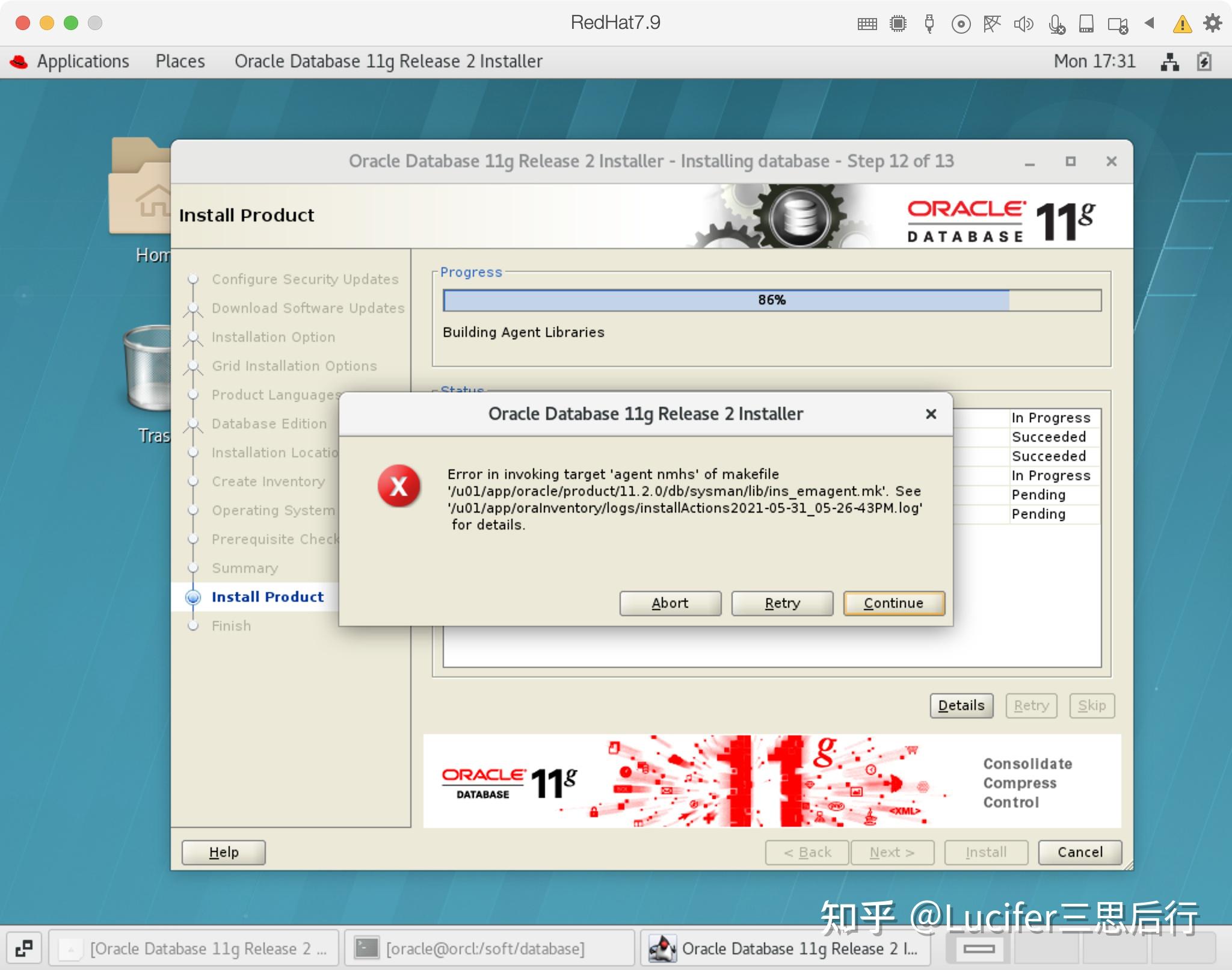 小白都能看懂的Linux安装Oracle数据库详细教程 - 知乎