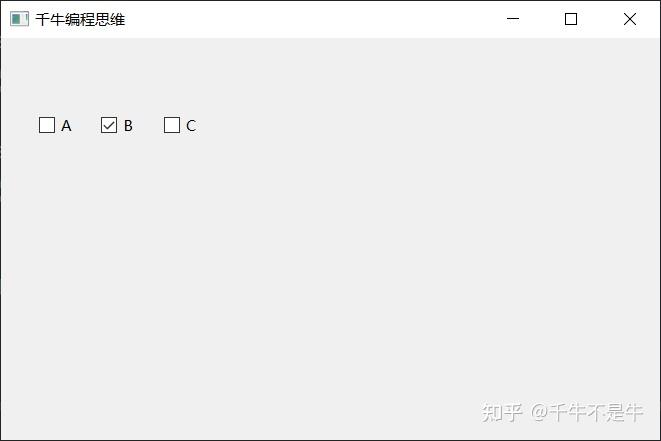 QCheckBox 复选按钮 - 知乎