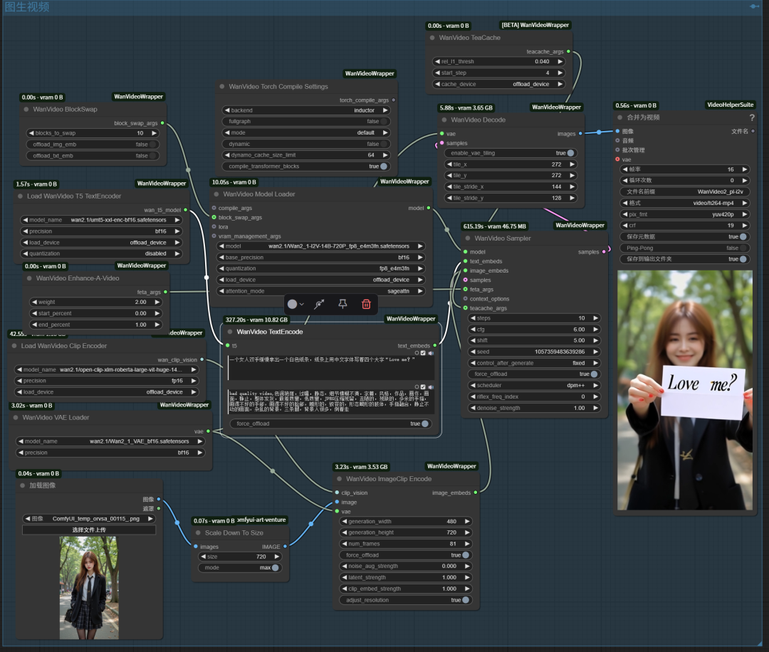 [ComfyUI]TeaCache：Wan2.1视频生成重大提速超越40%！万相PC视频生成上线 - 知乎