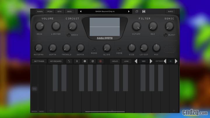 Audiokit Saga Synth是一款模拟世嘉游戏机音色的苹果APP - 知乎