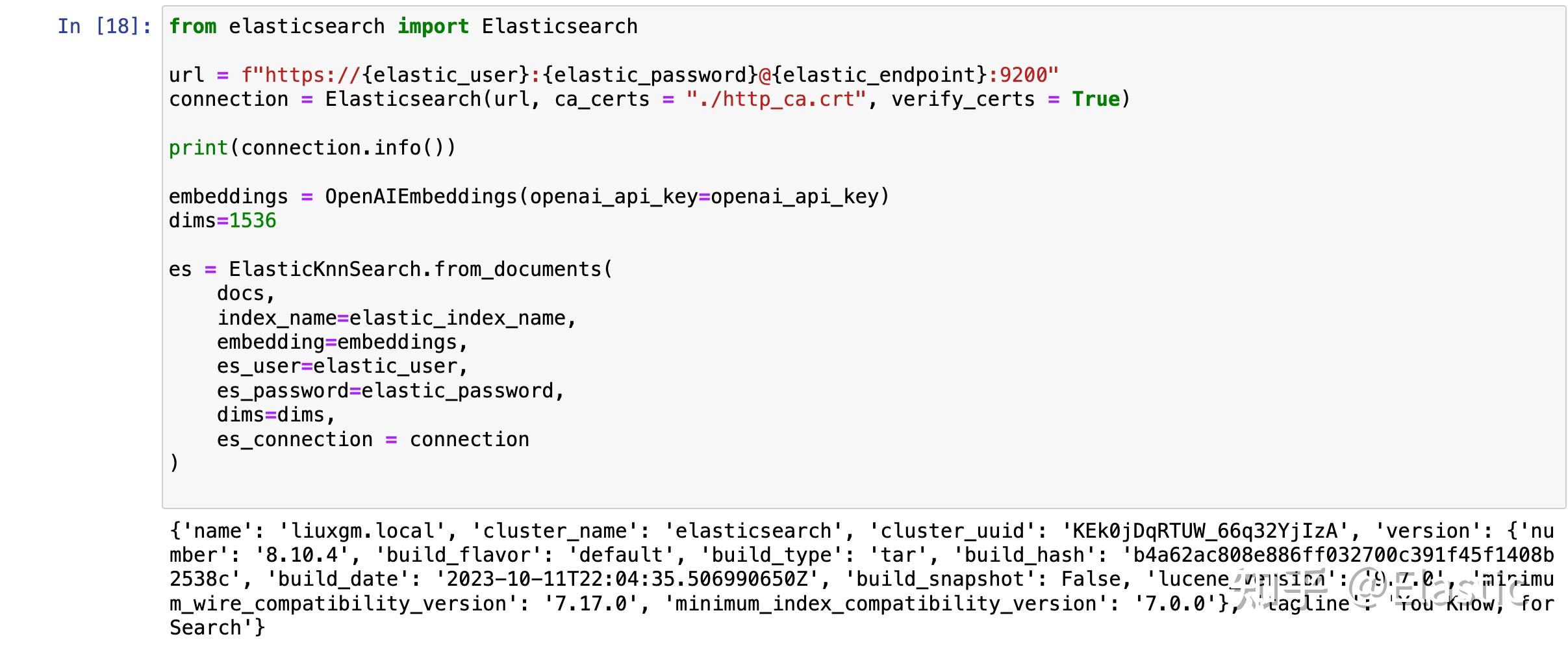 Elasticsearch:使用 Open Ai 和 Langchain 的 Rag Retrieval Augmented Generation (一) 知乎