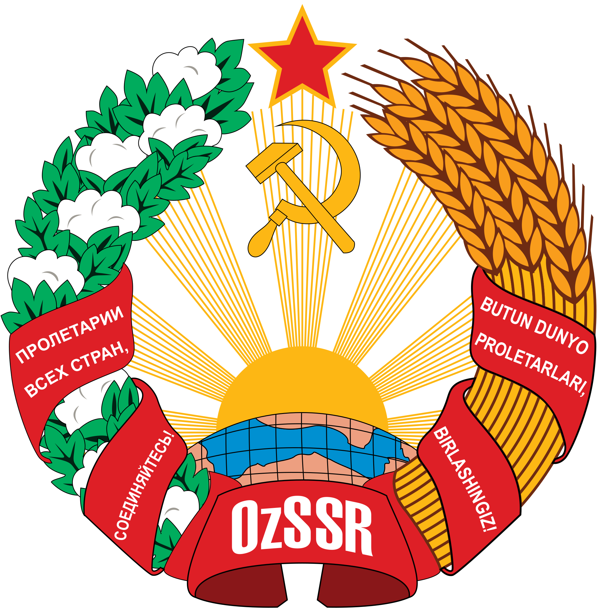 4、乌兹别克斯坦国徽演变 - 知乎