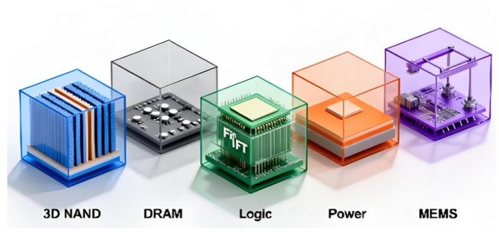 半导体核心器件3D NAND、DRAM、Logic、Power、MEMS制造工艺差异分析 - 知乎