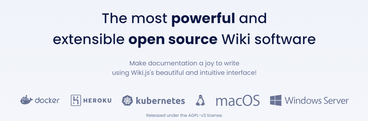 Docker环境5分钟快速部署Wiki.js - 知乎