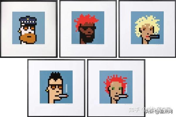 当NFT数码艺术化成实体 | 5幅纸张印刷版JPG头像RMB 750万成交 - 知乎