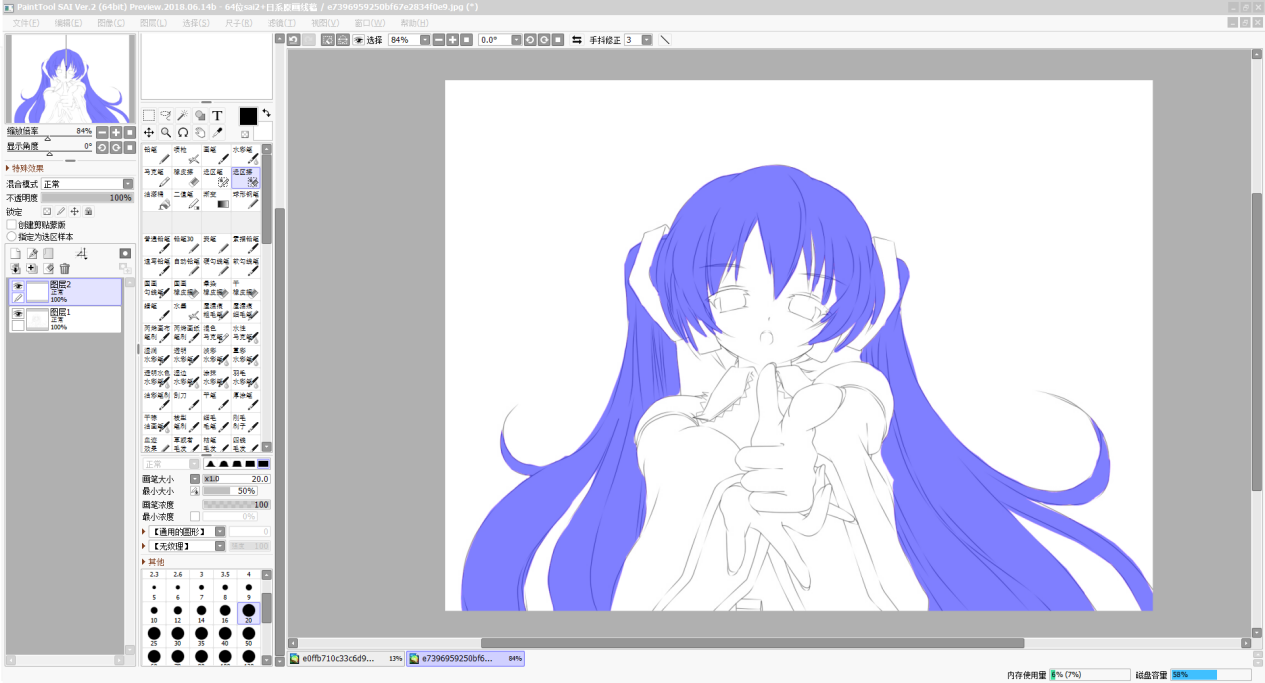 如何在SAI2上色? - 知乎