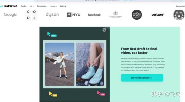 优秀的AI视频剪辑工具-Kapwing - 知乎