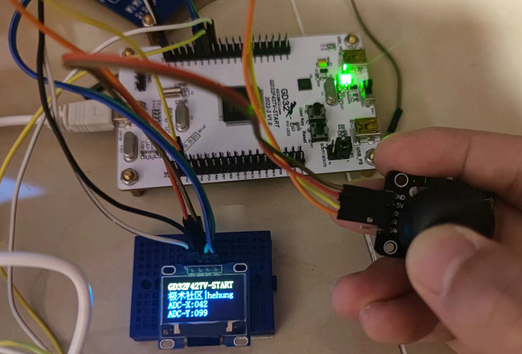 【GD32F427开发板试用】4. ADC采集摇杆模块移动量 - 知乎