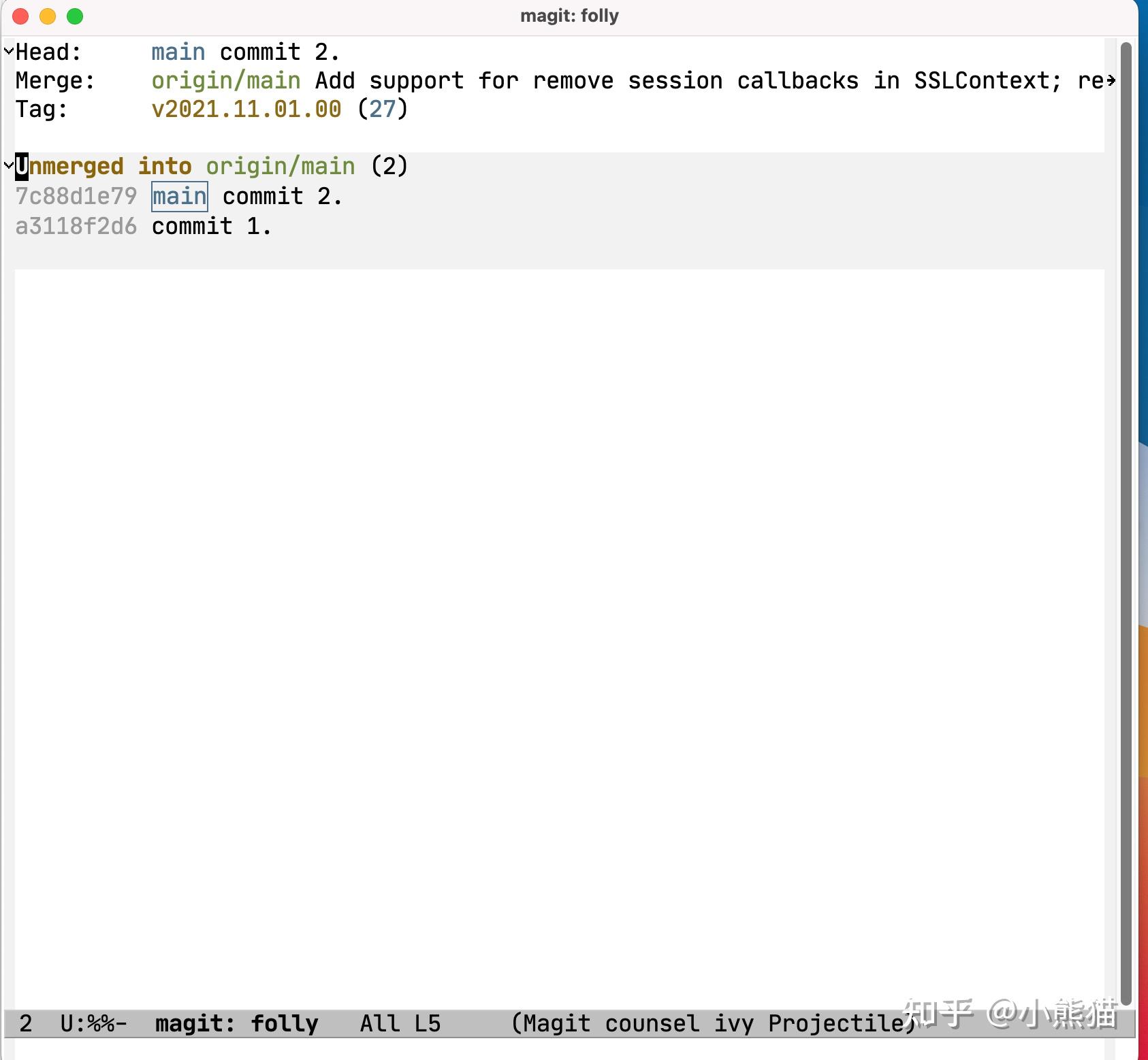 Magit 小记 - 知乎