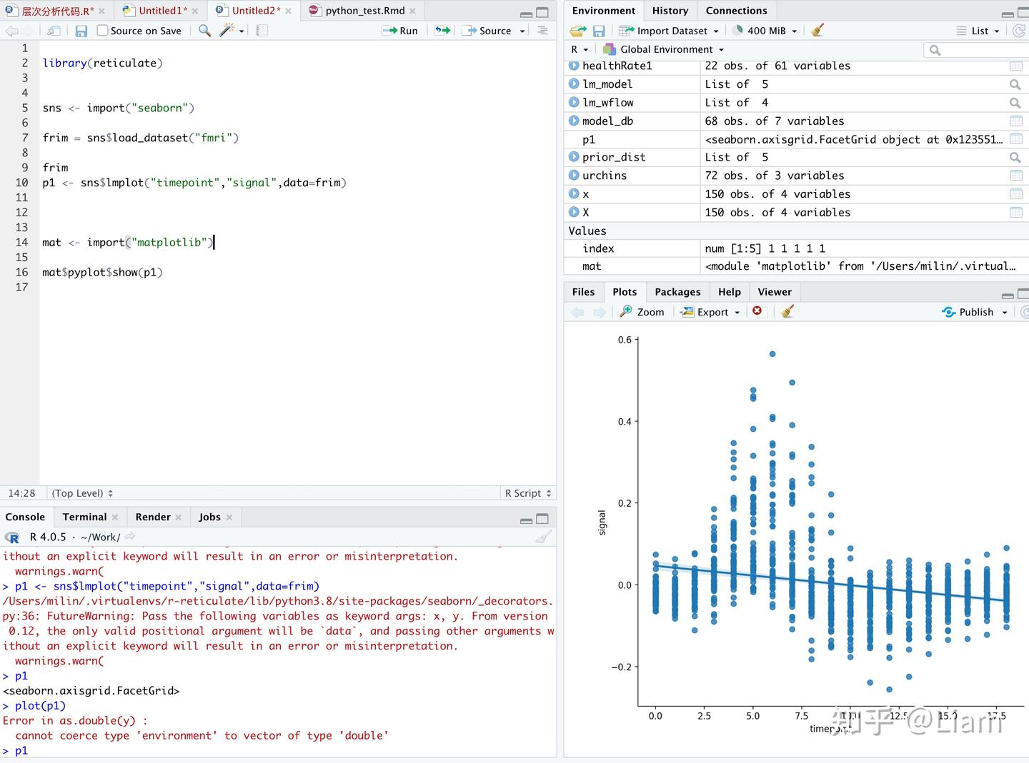 在Rstudio 中使用python - 知乎