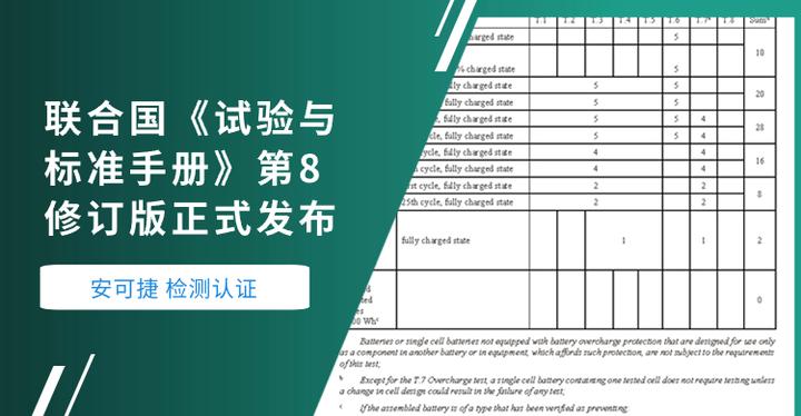 新增钠离子电池的测试要求——联合国《试验与标准手册》第8修订版正式发布 - 知乎