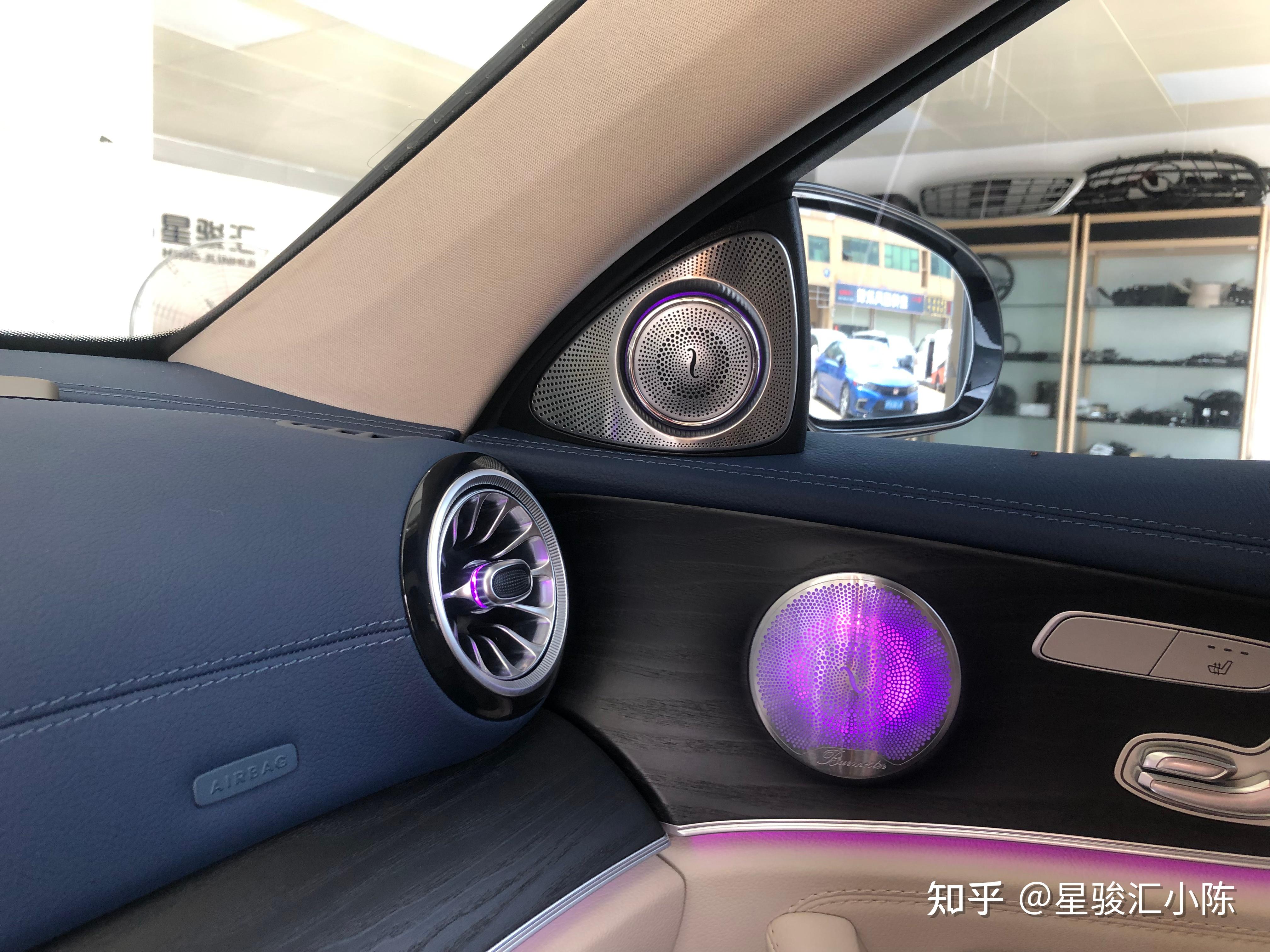 奔驰22款E350eL加装小柏林之声音响案例分享，拥有13个喇叭1个功放提升音质 - 知乎