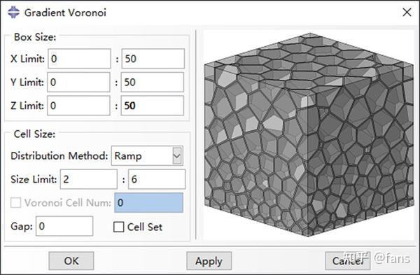 一个好用的Abaqus晶体塑性模型生成插件-Voronoi模型 - 知乎