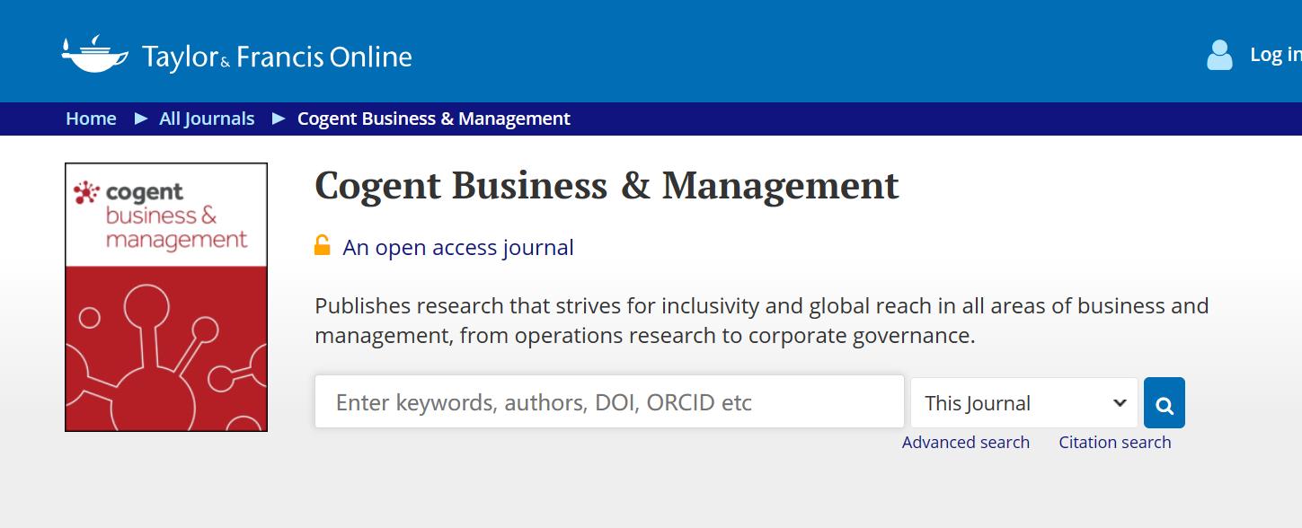 人文社科研究人员更多国际发文选择！Cogent OA将集体收获首个影响因子 - 知乎