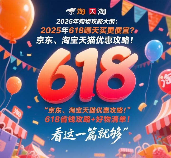 2025年618购物攻略大纲：2025年618哪天买更便宜？京东、淘宝天猫优惠攻略！618省钱攻略+好物清单！看这一篇就够 - 知乎