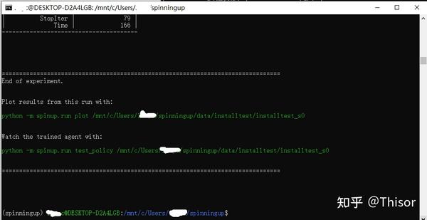 [强化学习] 一步步教你如何在Windows 10上运行OpenAI Spinning Up - 知乎