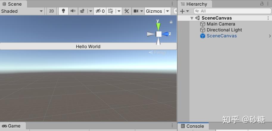 unity Scene View扩展之显示常驻GUI - 知乎