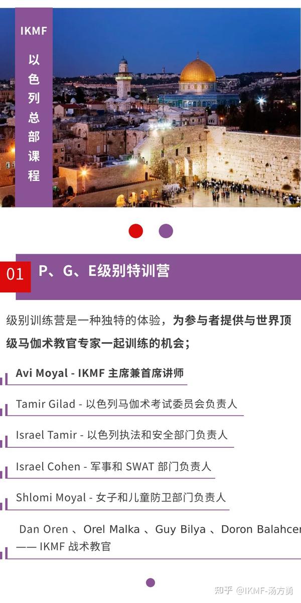 IKMF以色列总部课程：级别训练营、训练&旅游、教官课程、勇士训练营 - 知乎