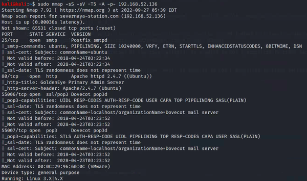 OSCP-Vulnhub靶机记录-GoldenEye-walkthrough - 知乎