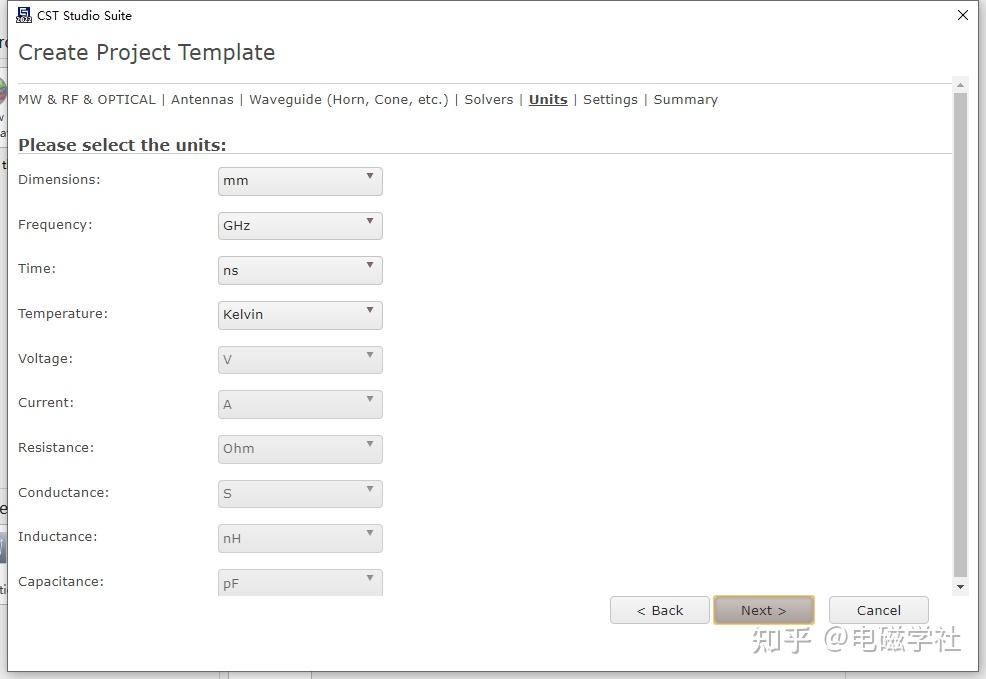 CST仿真指导 | 使用模板Template进行仿真初始设置 - 知乎
