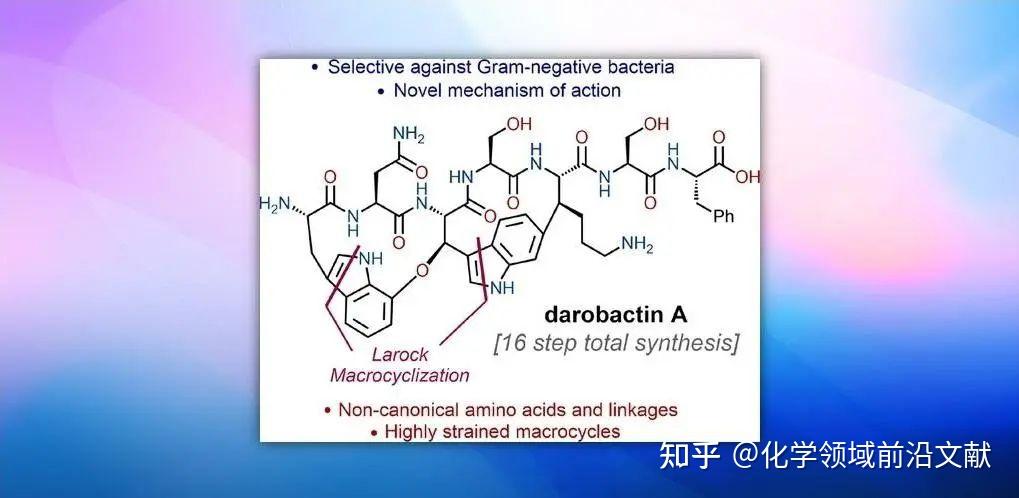 抗生素Darobactin A全合成方法1：Sarlah组和默克公司产学研合作成果 - 知乎