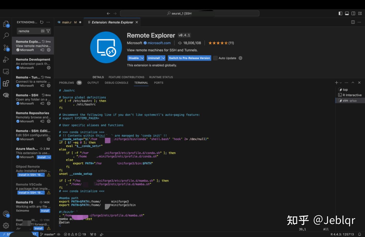生信指北：如何在VSCode上优雅地远程写R - 知乎