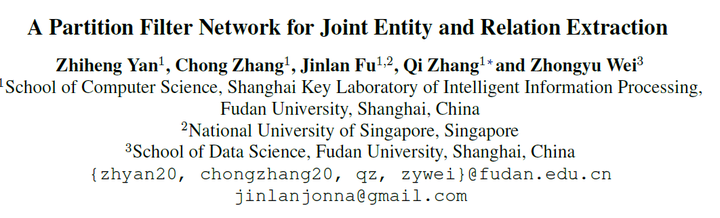 PFN:A Partition Filter Network for Joint Entity and Relation Extraction - 知乎