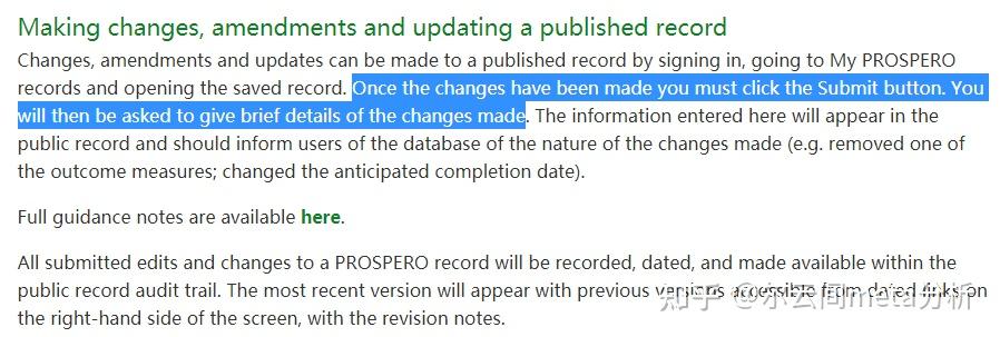 请问meta分析在PROSPERO注册之后还可以改标题吗？ - 知乎