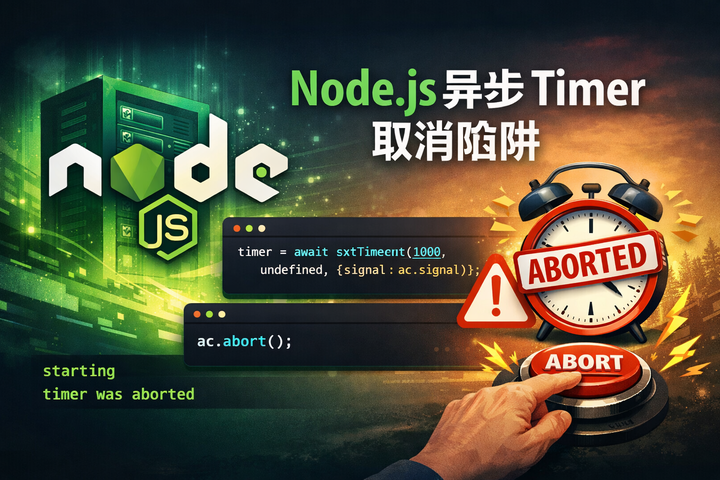 Node.js 的异步 timer 取消陷阱 - 知乎